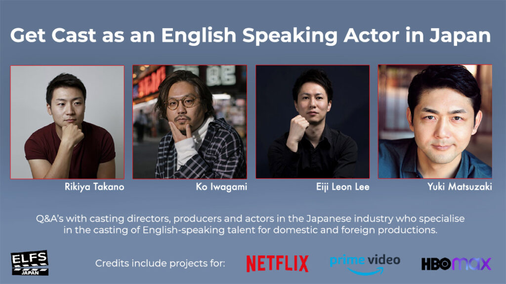 How to Get Cast as an English Speaking Actor in Japan - ELFS Japan